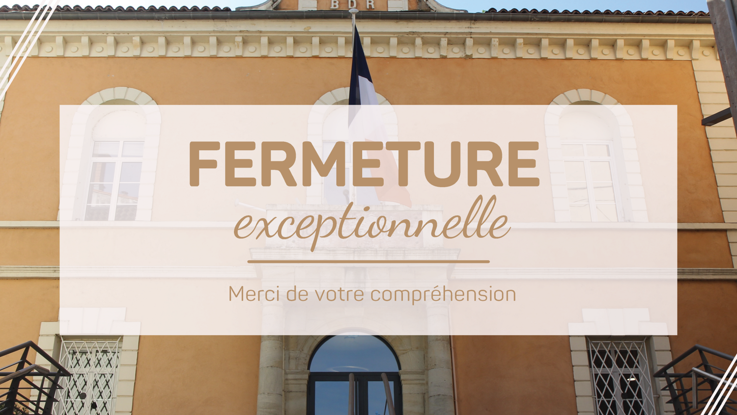 FERMETURE EXCEPTIONNELLE DES SERVICES MUNICIPAUX | bedarieux.fr